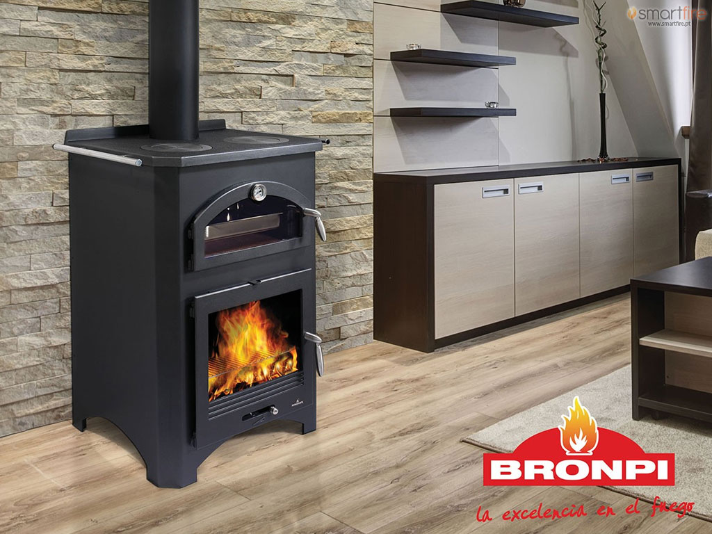 Salamandra a Lenha Bronpi Monza - Smartfire | Loja Online