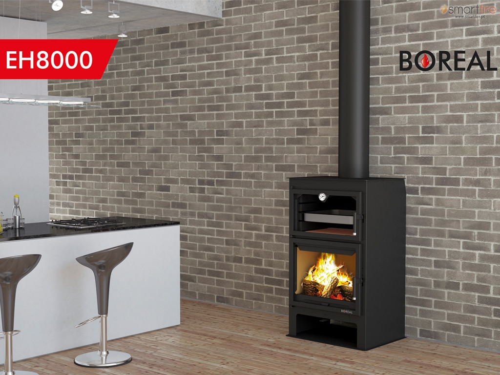 Salamandra a Lenha Boreal EH8000 - Smartfire | Loja Online