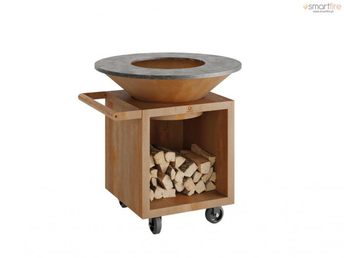 Barbecue OFYR Classic Storage Corten 100 PRO - Smartfire | Loja Online
