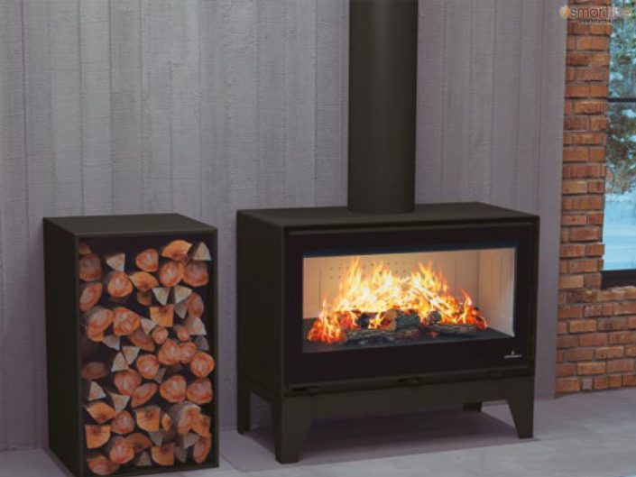 Salamandra Bronpi Cairo 90 Box com Patas - Smartfire